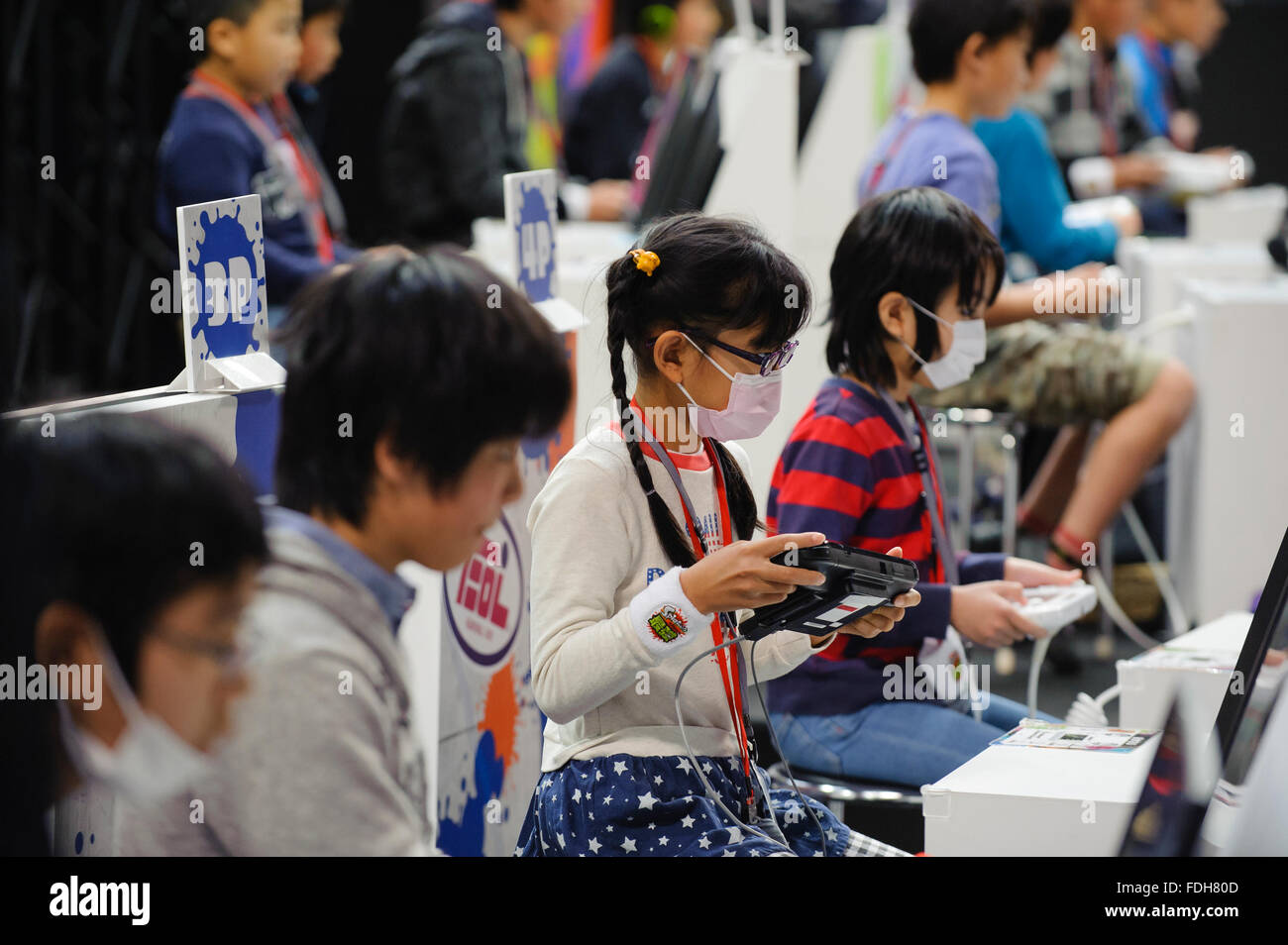 JANUARY 31, 2016 - Children play games at the Next Generation World ...