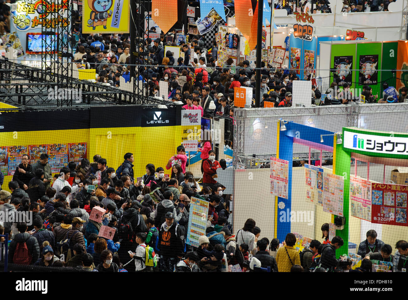 JANUARY 31, 2016 - People attend the Next Generation World Hobby Fair ...