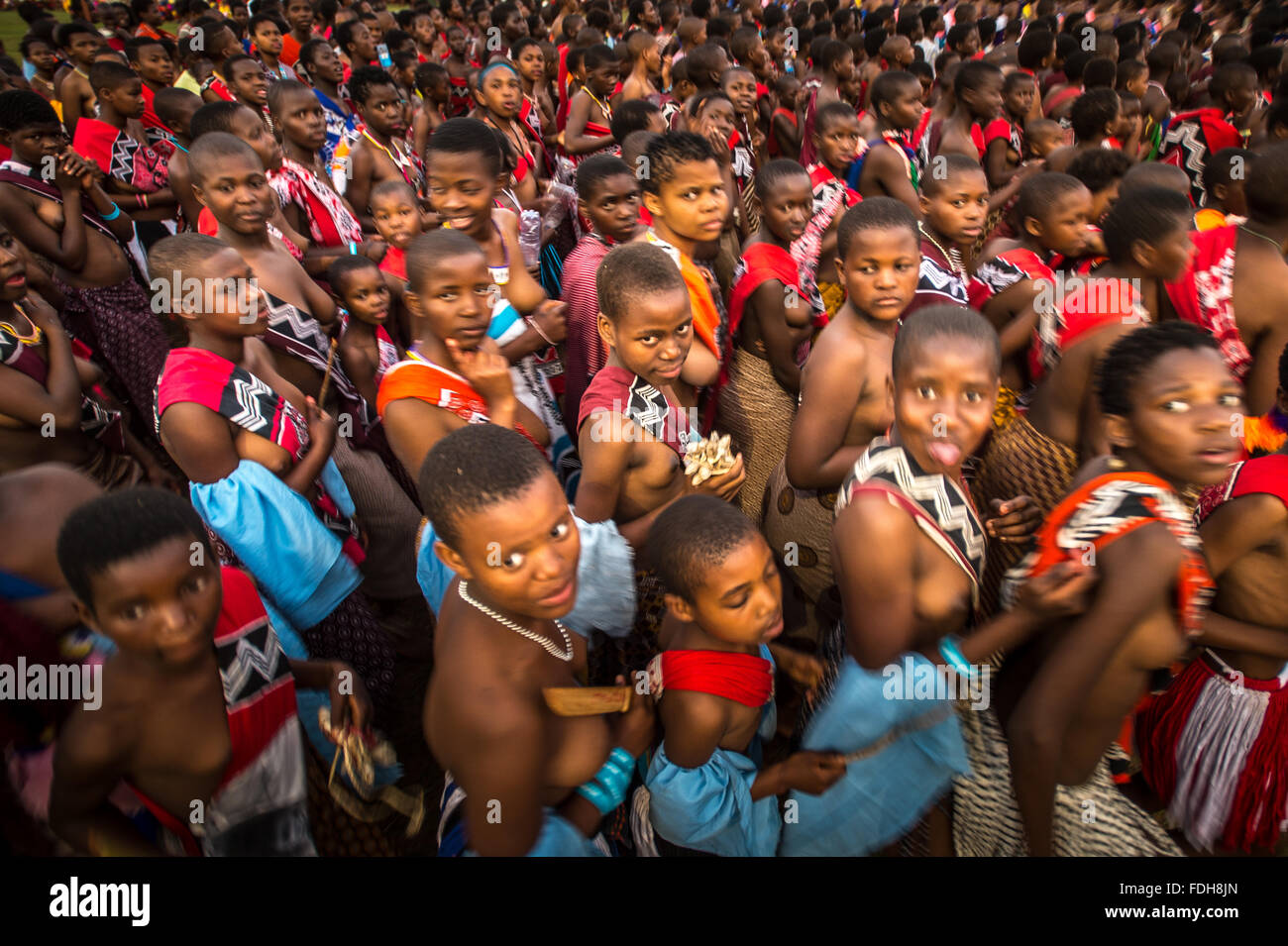 Ludzidzini, Swaziland, Africa - The Swazi Umhlanga, or reed dance ... Ludzidzini, Swaziland, Africa - The Swazi Umhlanga, or reed dance ...