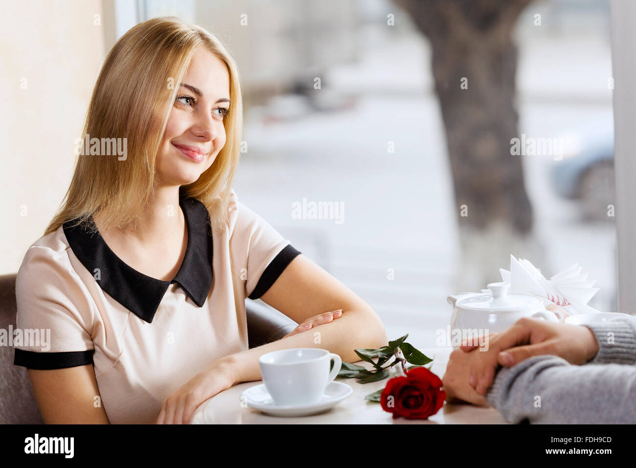 Attractive lady hi-res stock photography and images - Alamy