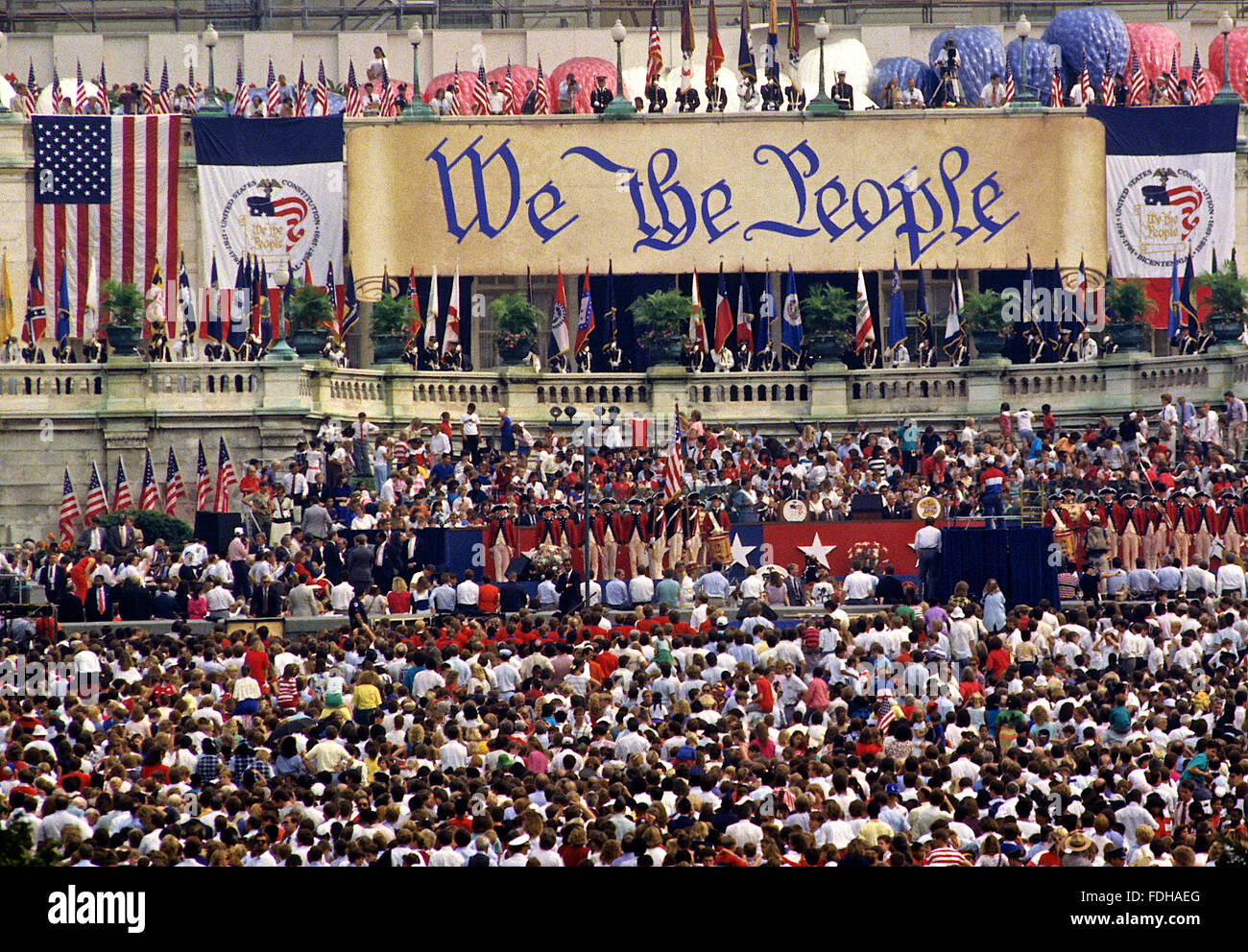 Washington, DC., USA 16th September, 1987 A crowd of about 140,000 ...