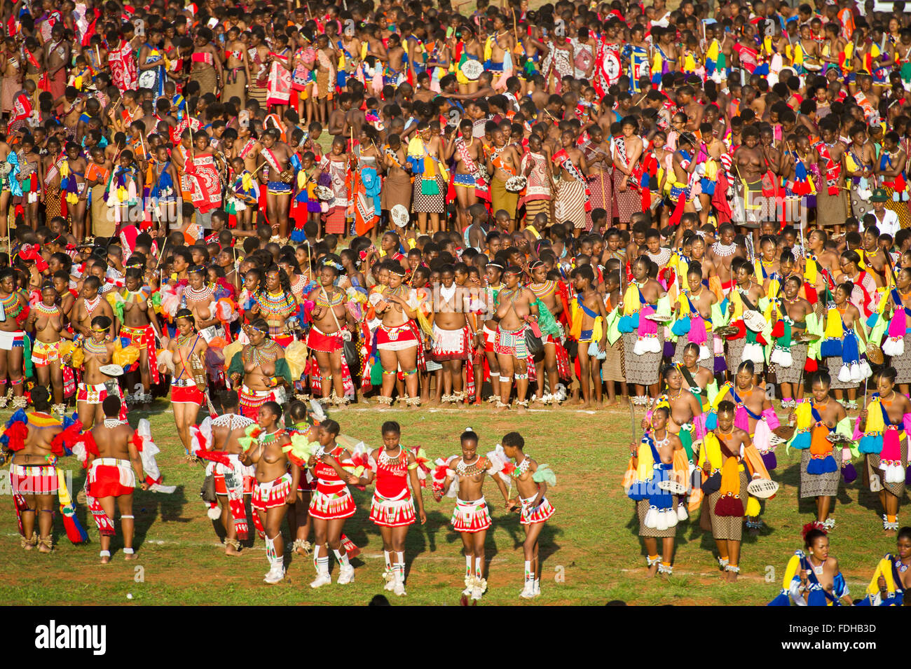 Ludzidzini, Swaziland, Africa - The Swazi Umhlanga, or reed dance ... Ludzidzini, Swaziland, Africa - The Swazi Umhlanga, or reed dance ...