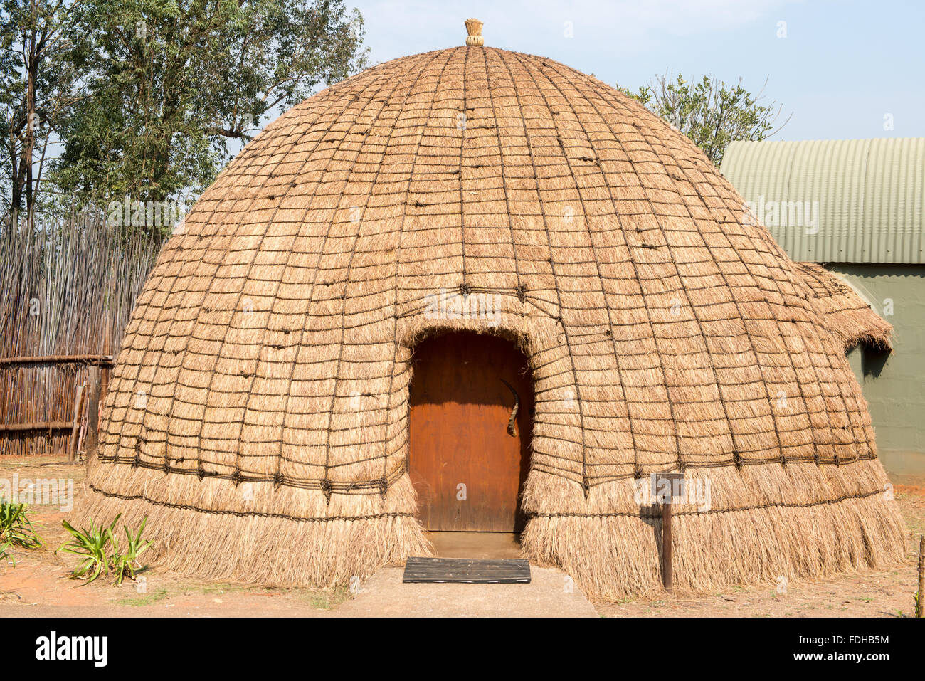 Beehive Huts at the Mlilwane Wildlife Sanctuary in Swaziland, Africa ...