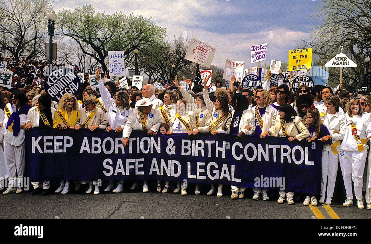 Pro choice march 1989 hi-res stock photography and images - Alamy