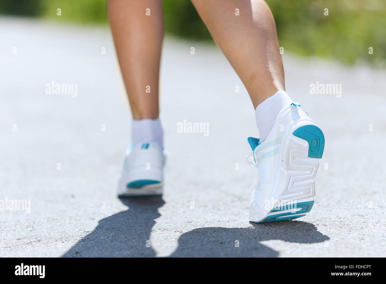 Feet running on road hi-res stock photography and images - Alamy