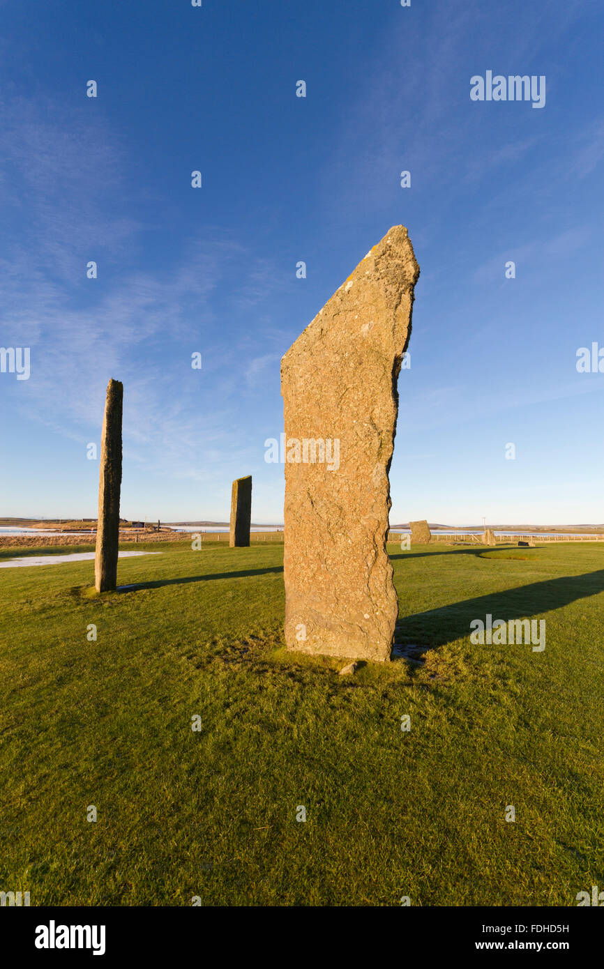 Stenness Standing Stones Stock Photo - Alamy