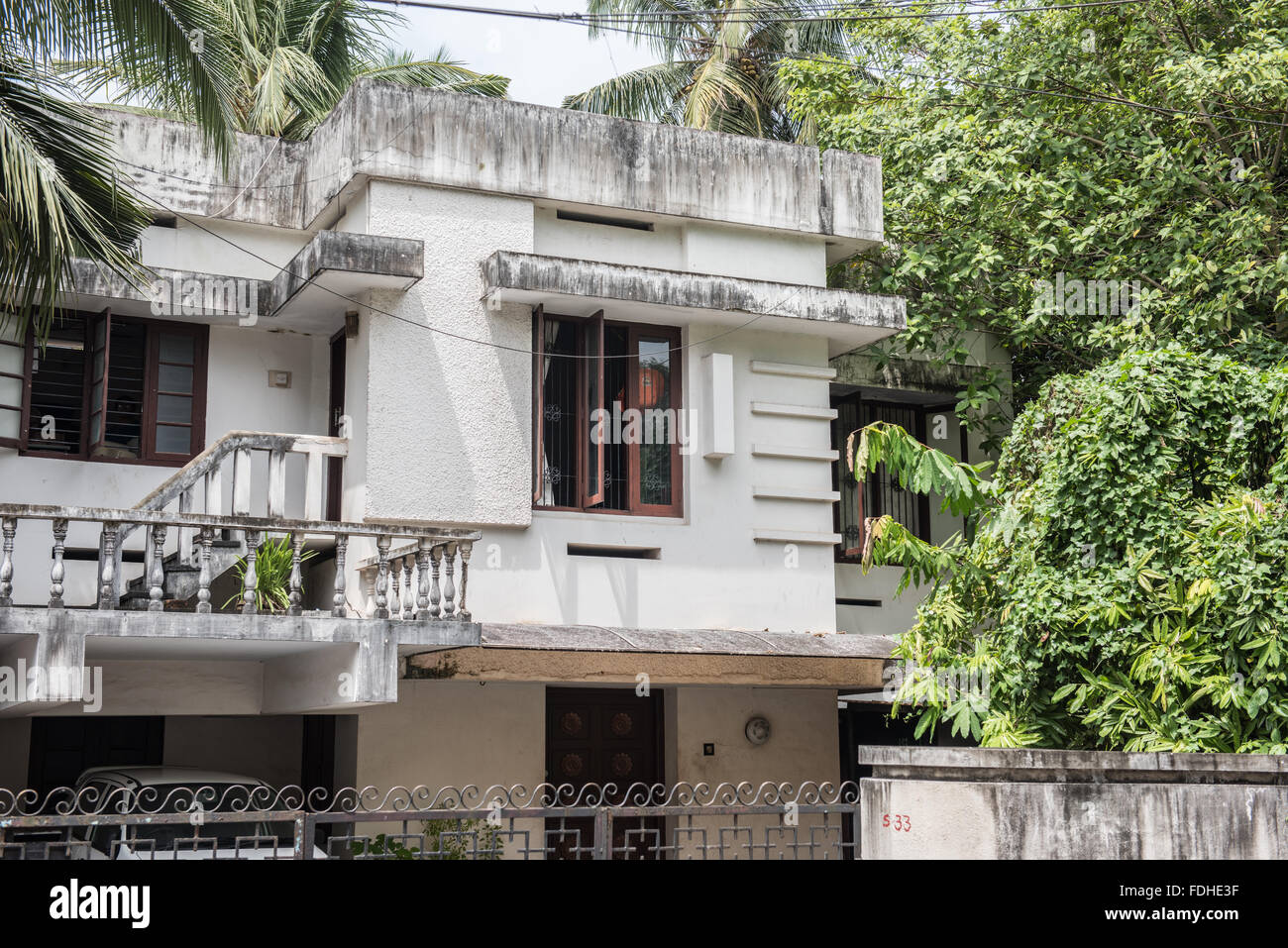 Residential Building in Kerala Stock Photo - Alamy