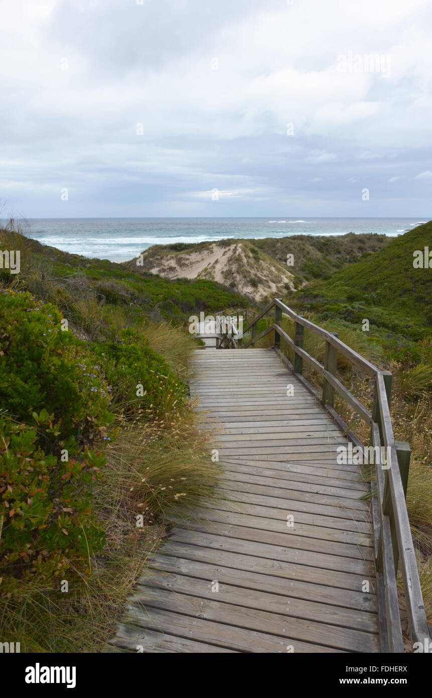 Australian beach and boardwalk hi-res stock photography and images - Alamy