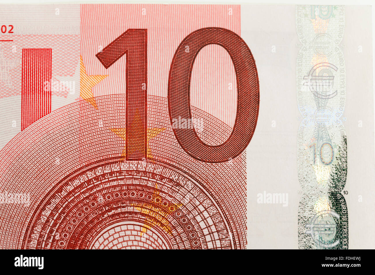 ten euros . close up Stock Photo - Alamy