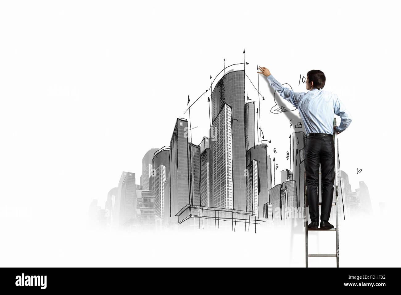 Student drawing model Cut Out Stock Images & Pictures - Alamy