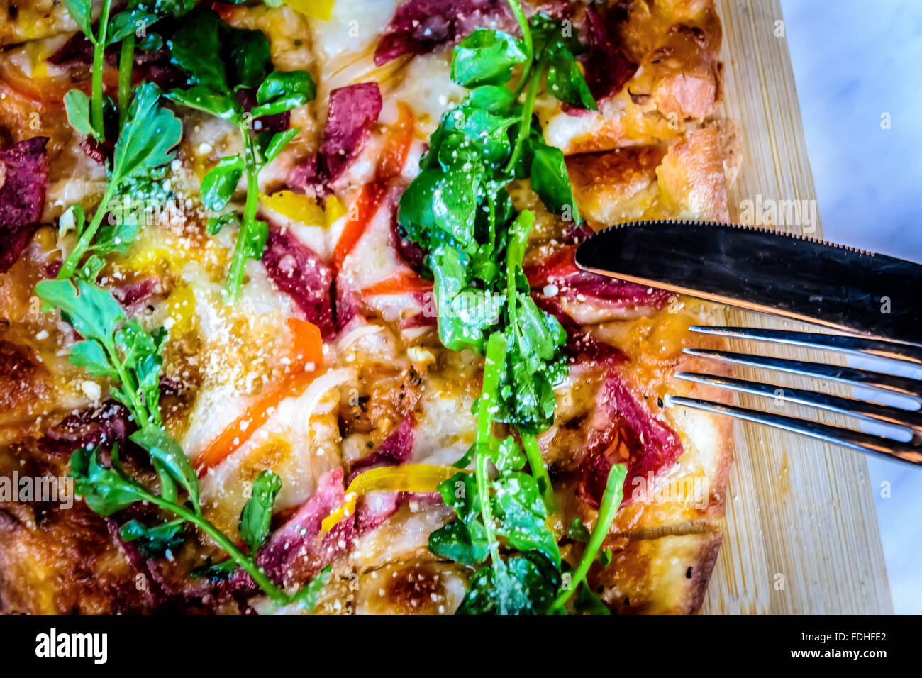 Tarte Flambe Beef Stock Photo - Alamy