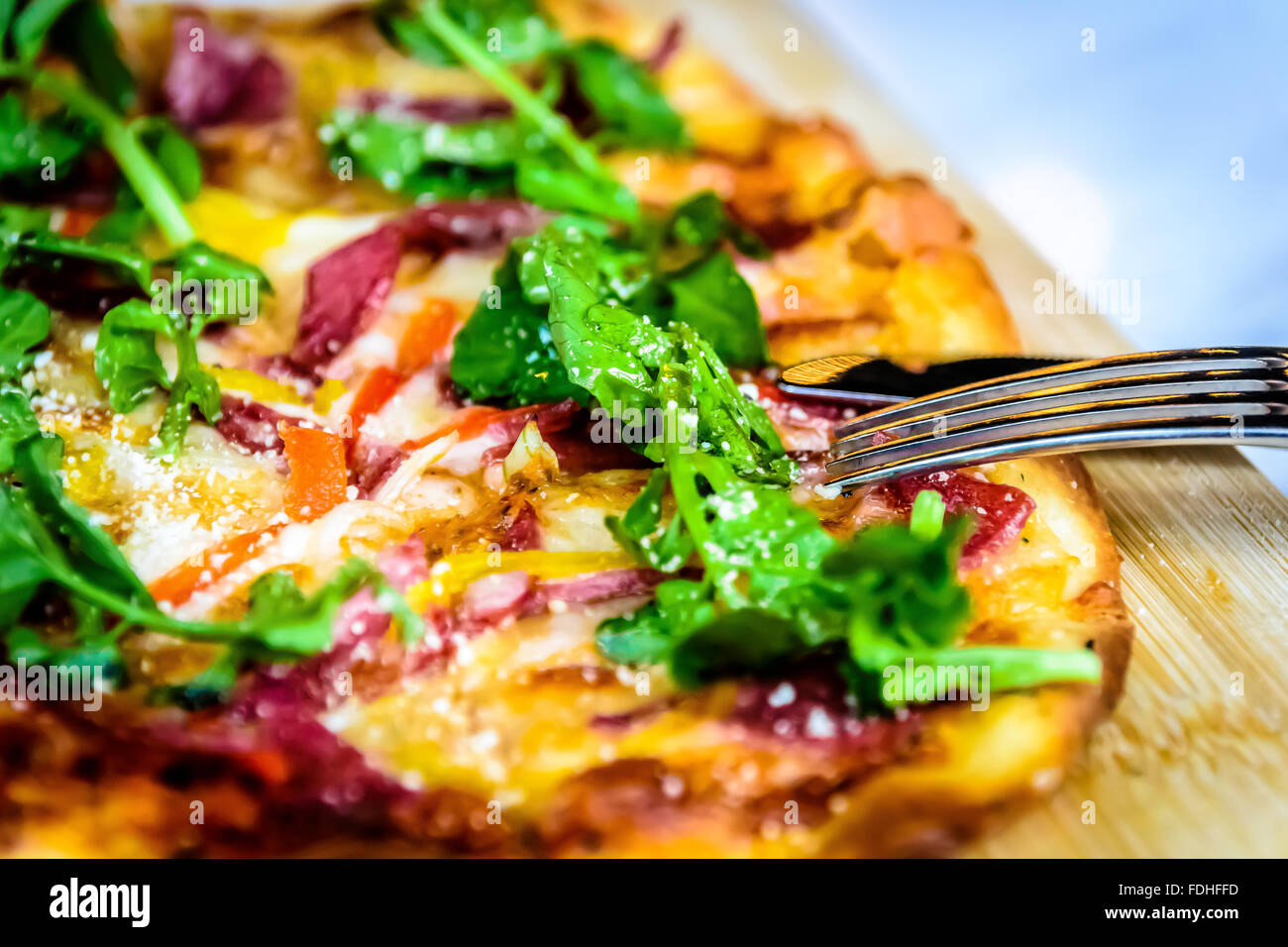 Tarte Flambe Beef Stock Photo - Alamy