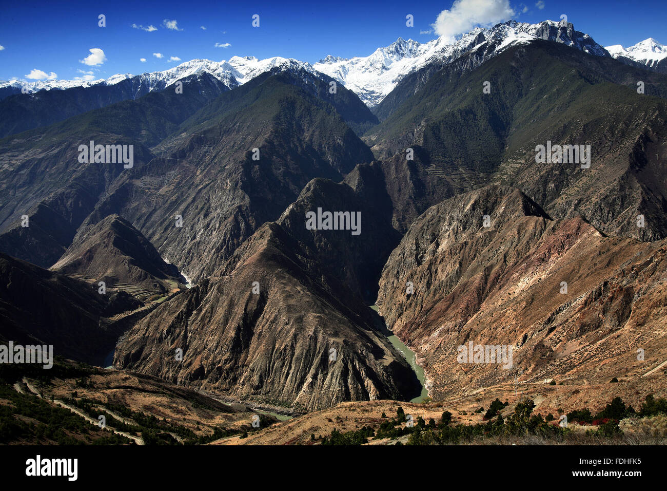 Meili Snow Mountain Deqin County Yunan Province China Stock Photo - Alamy