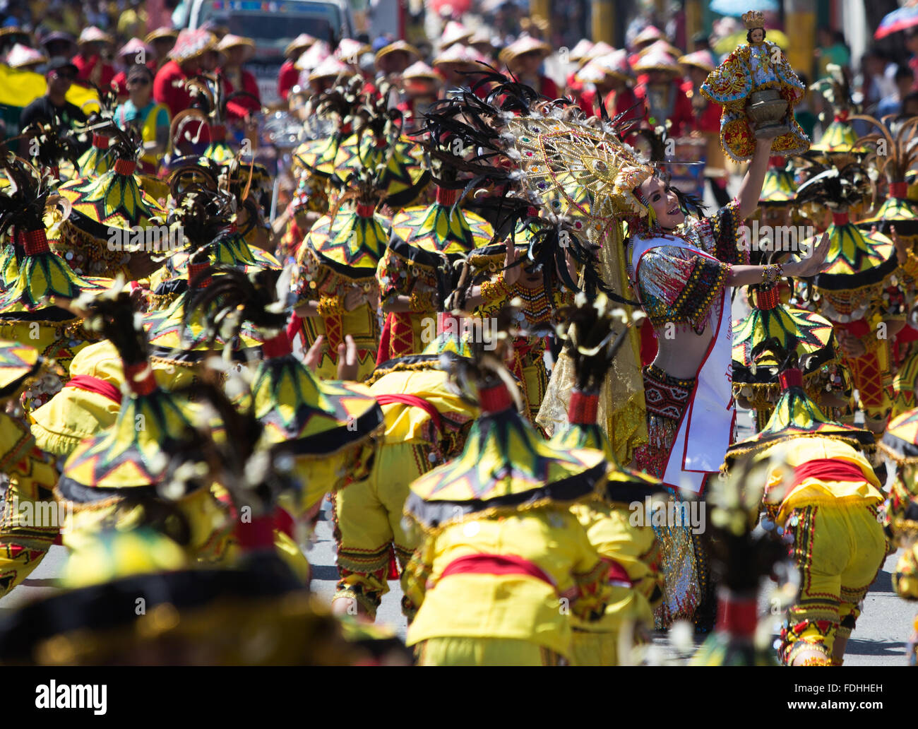 Cebu City,Philippines 17/01/2016.Sinulog Festival,Grande Street Parade ...