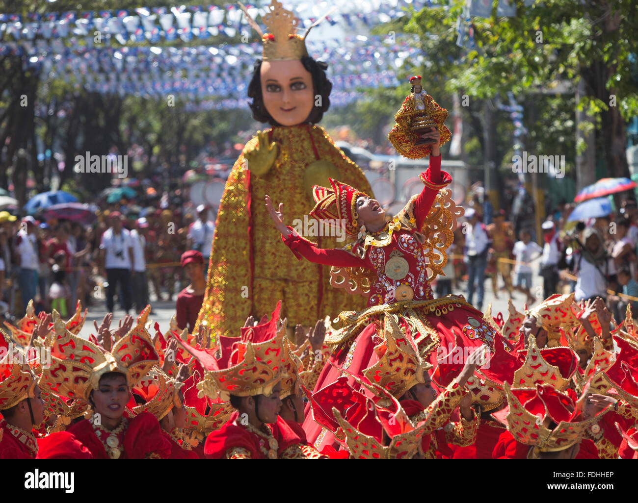 Cebu City,Philippines 17/01/2016.Sinulog Festival,Grande Street Parade ...
