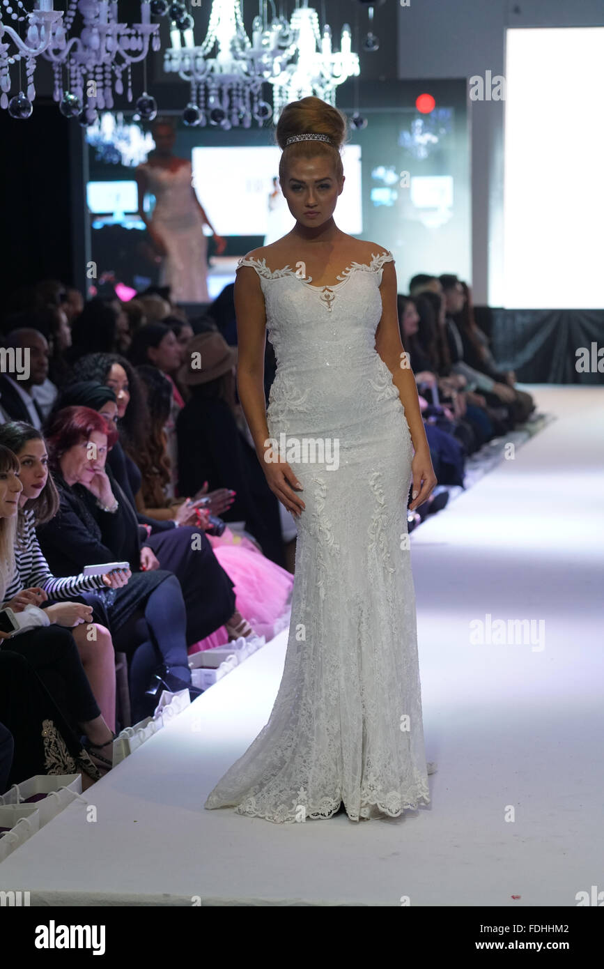 London, UK. 30th January, 2016. Designer Berta it latest Collection at ...