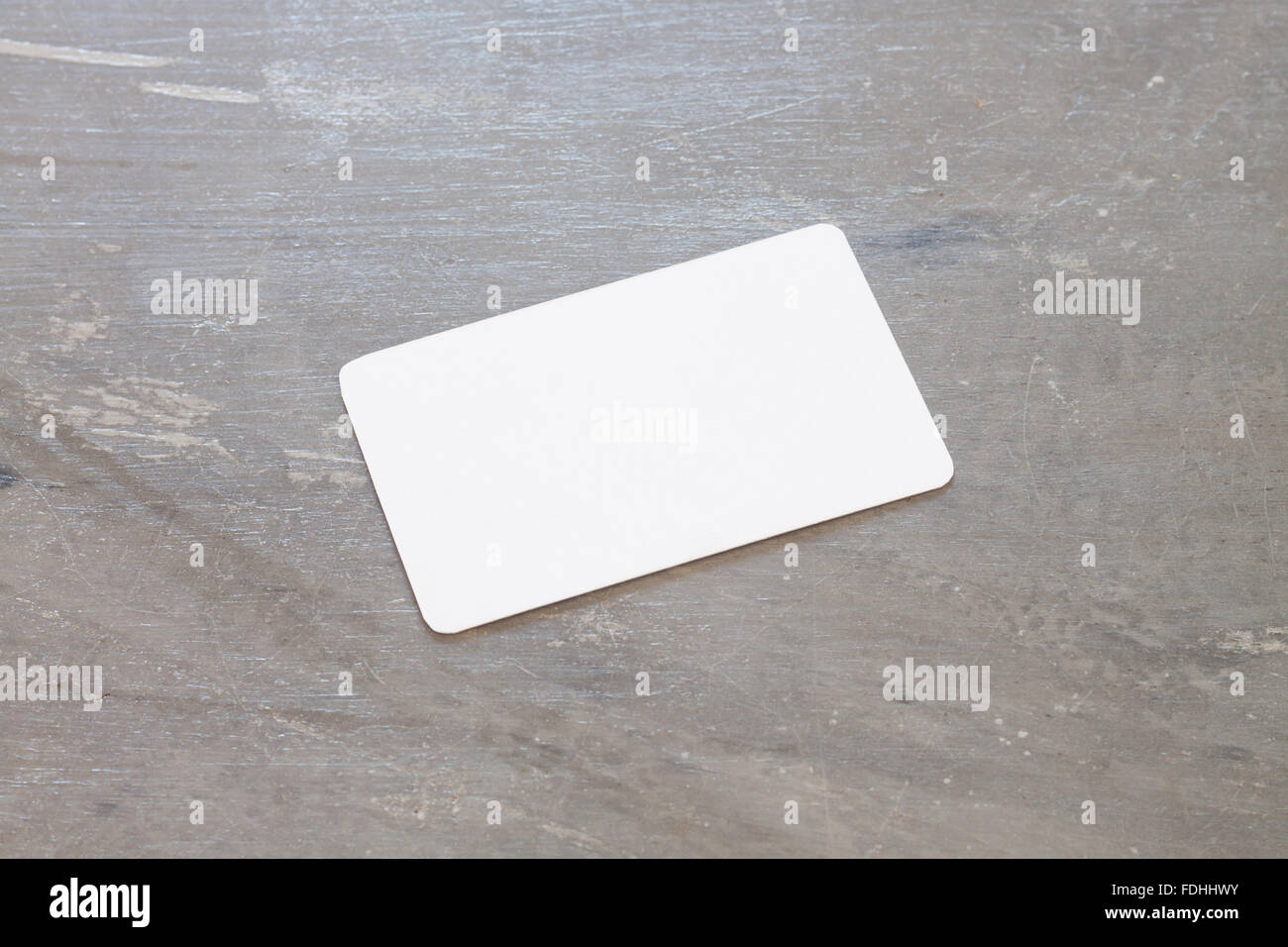 Name card on grey background, stock photo Stock Photo - Alamy