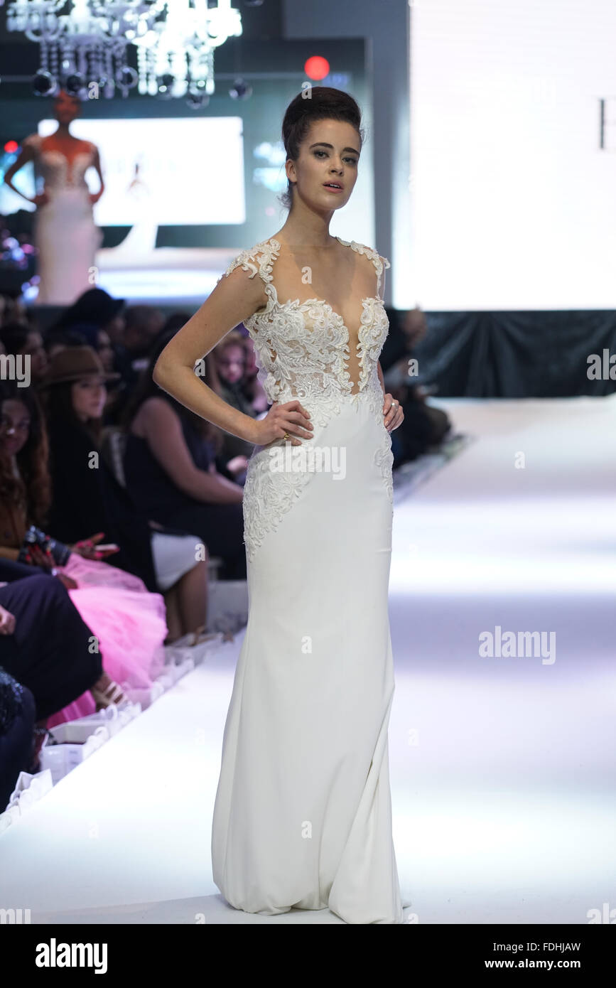 London, UK. 30th January, 2016. Designer Berta it latest Collection at ...