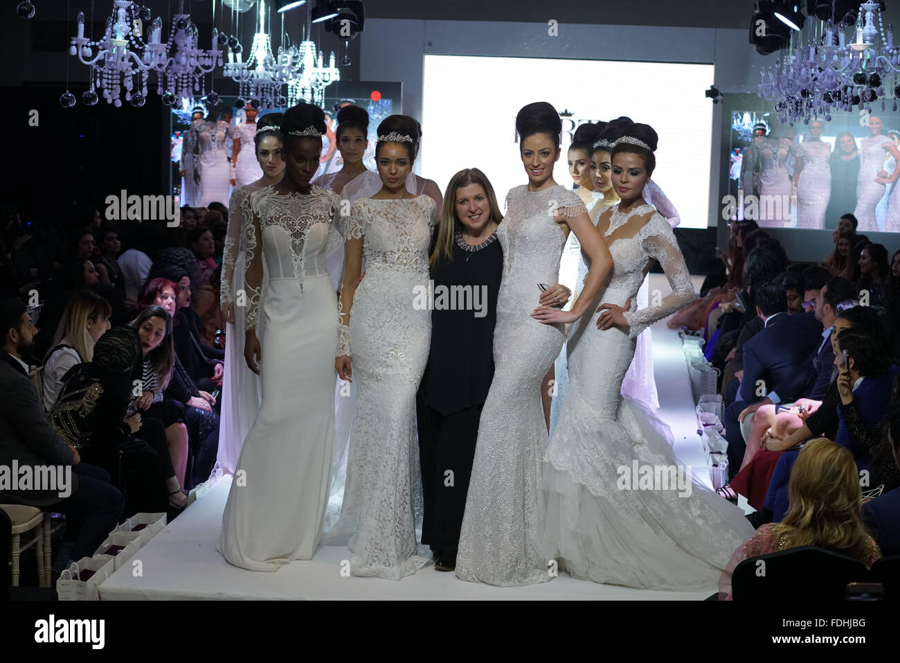 London, UK. 30th January, 2016. Designer Berta it latest Collection at ...