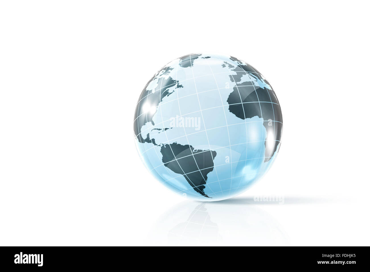 Background image of digital Earth planet against white backdrop Stock ...