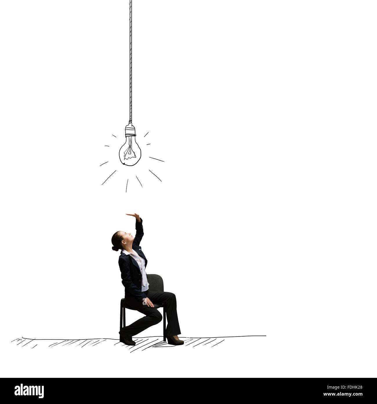 Woman on electric chair hi-res stock photography and images - Alamy
