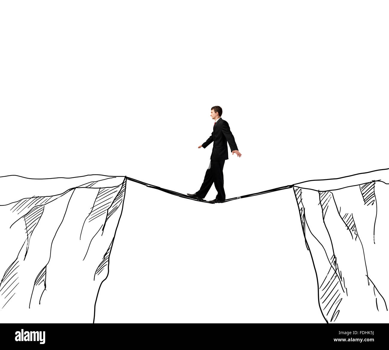 Walking on rope hi-res stock photography and images - Alamy