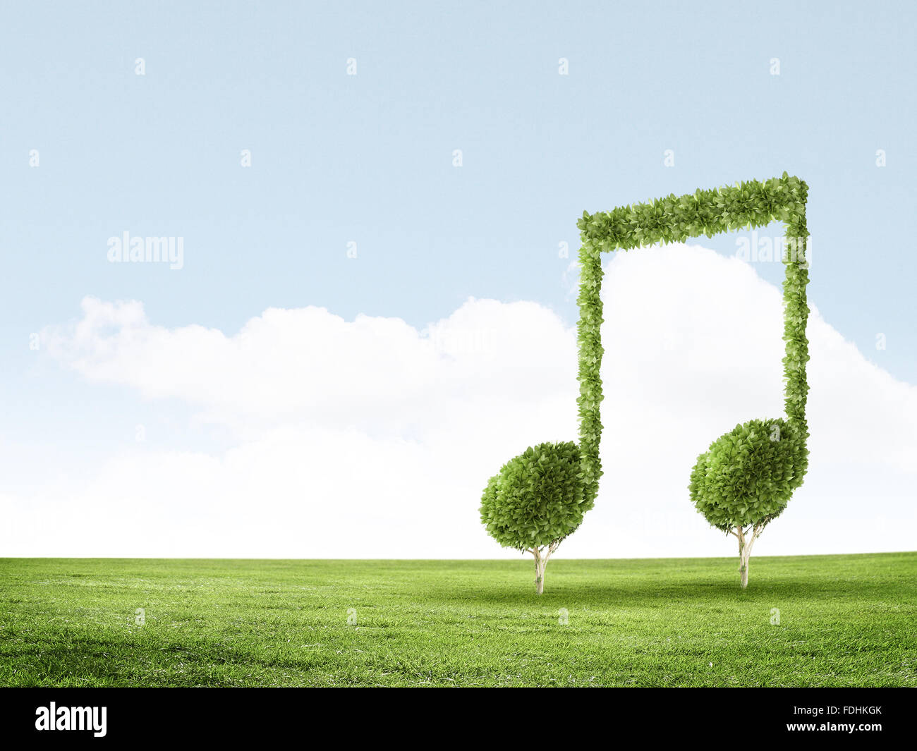 Conceptual image of green plant. Protect our planet Stock Photo - Alamy