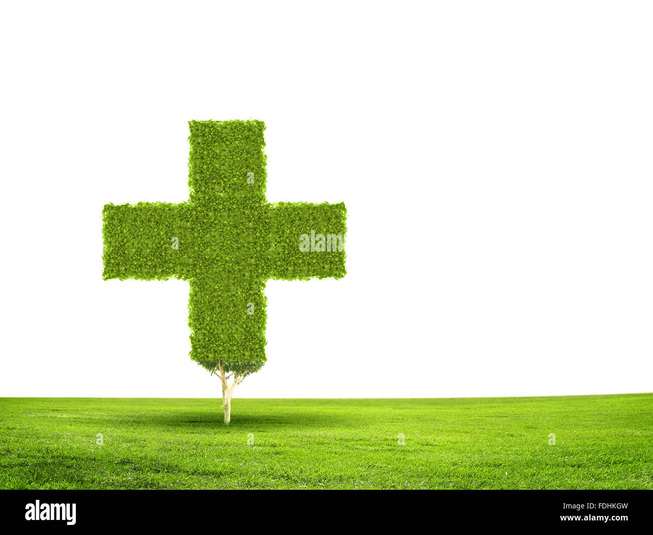 Conceptual image of green plant. Protect our planet Stock Photo - Alamy