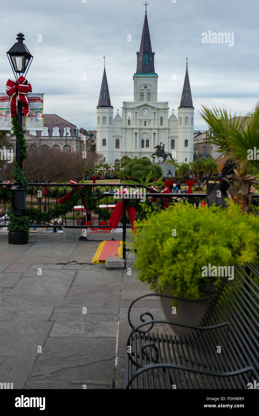 St louis cathedral, jackson square hi-res stock photography and images ...