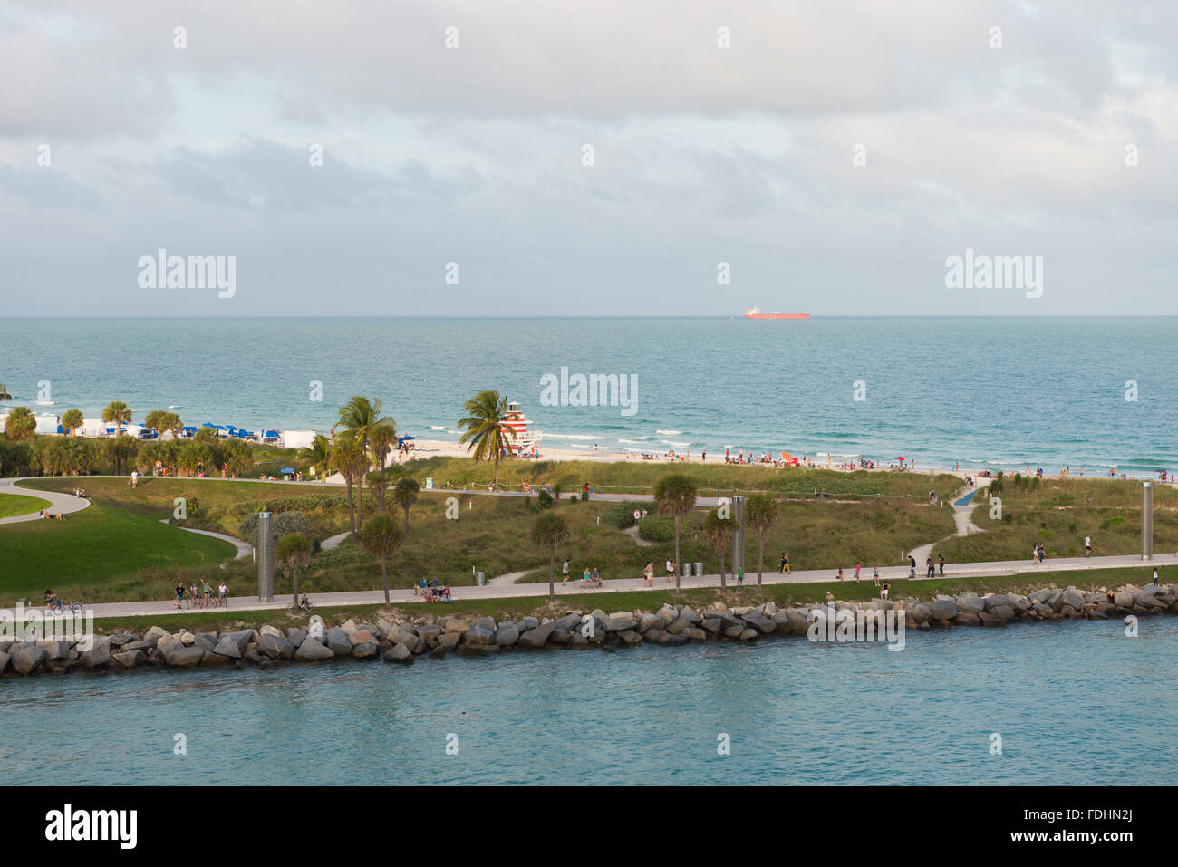 South Pointe Beach, Miami Stock Photo - Alamy