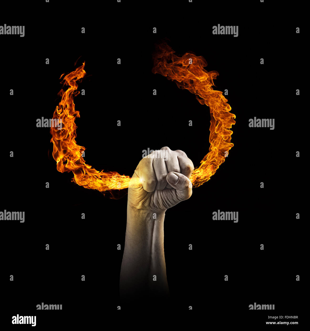 Hand holding fire hi-res stock photography and images - Alamy