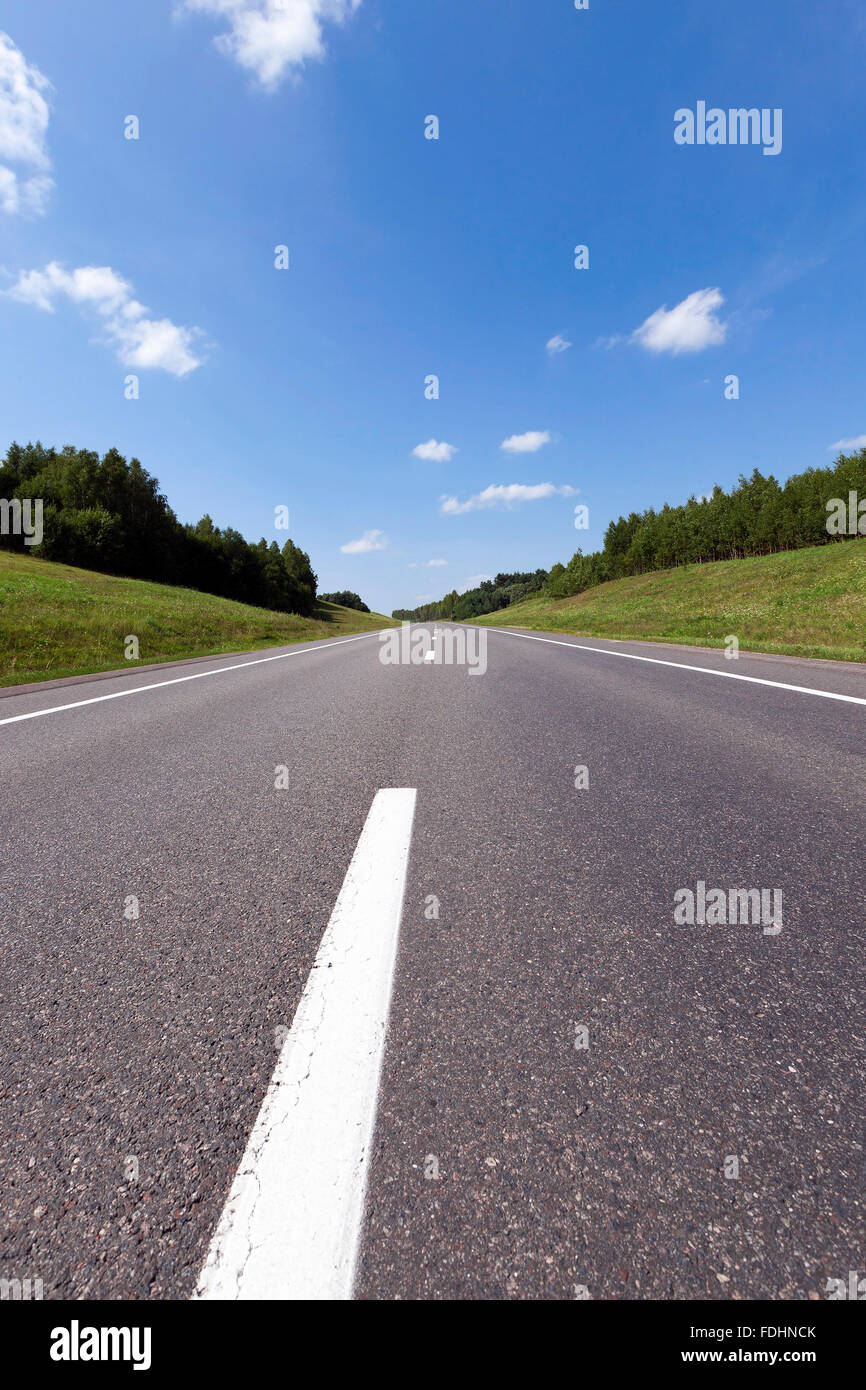 asphalt road . spring Stock Photo - Alamy