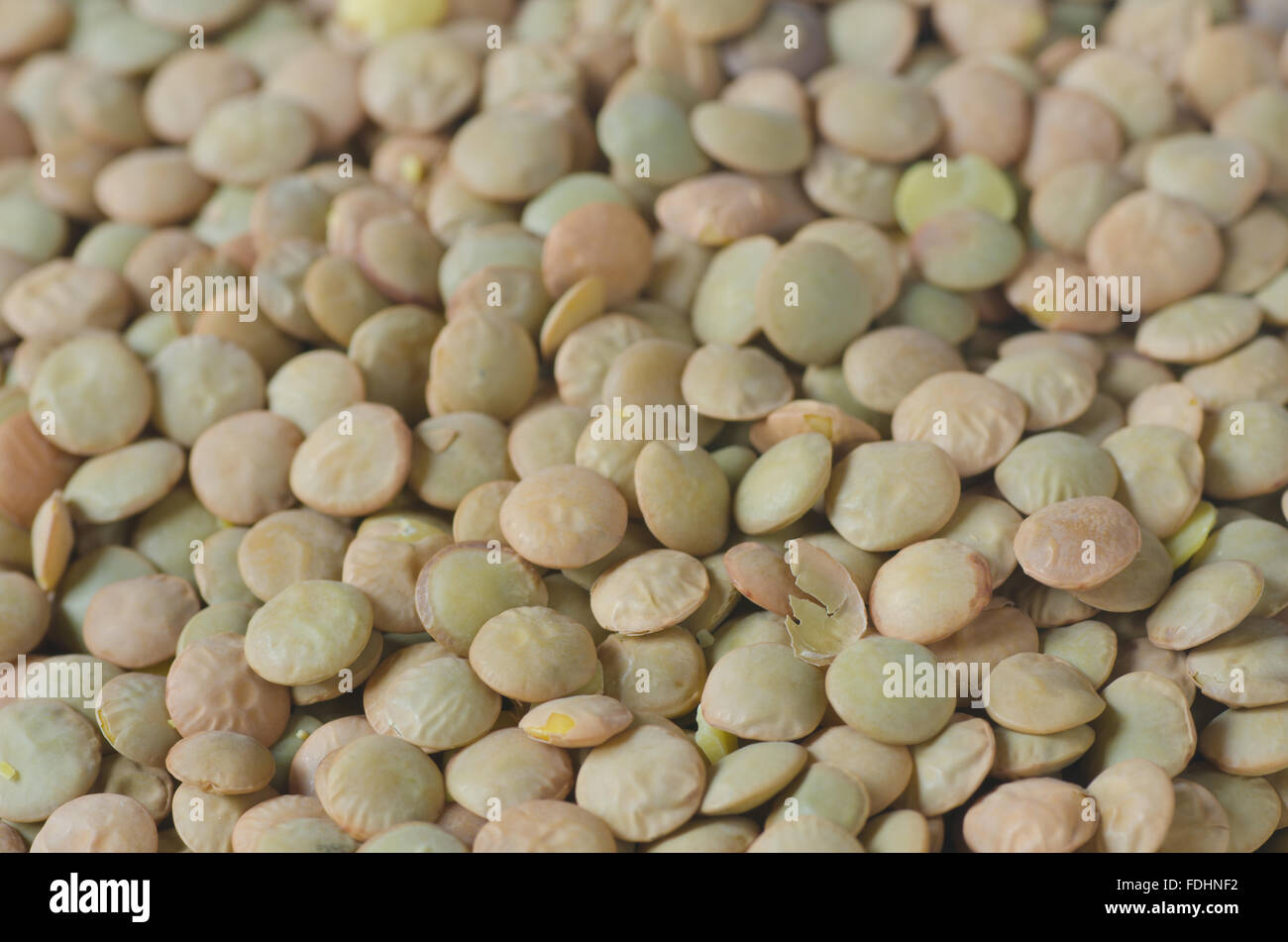 closeup to raw green lentil Stock Photo - Alamy