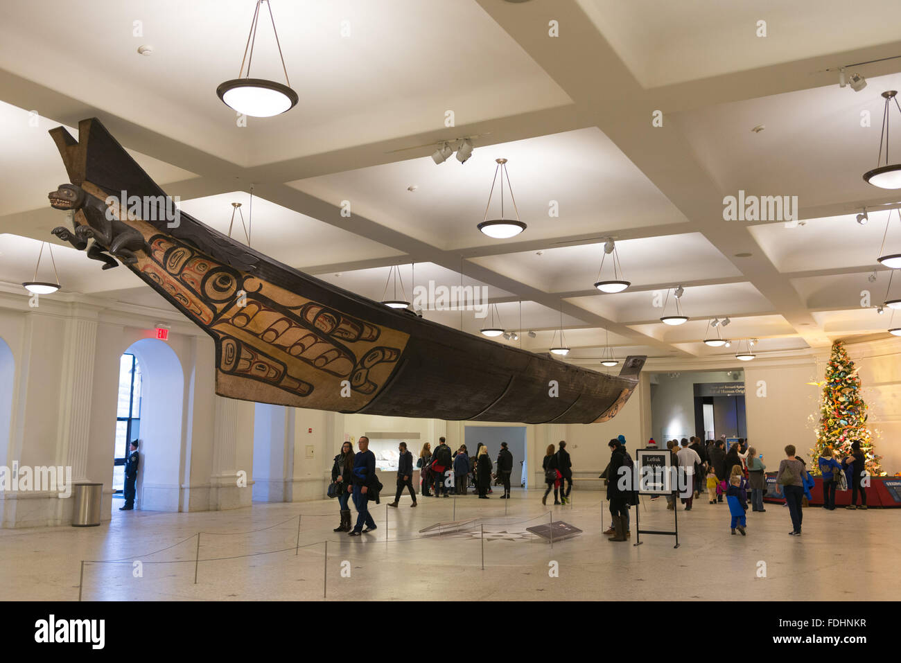 Seaworthy Great Canoe, carved from the trunk of a single cedar tree, 63 ...