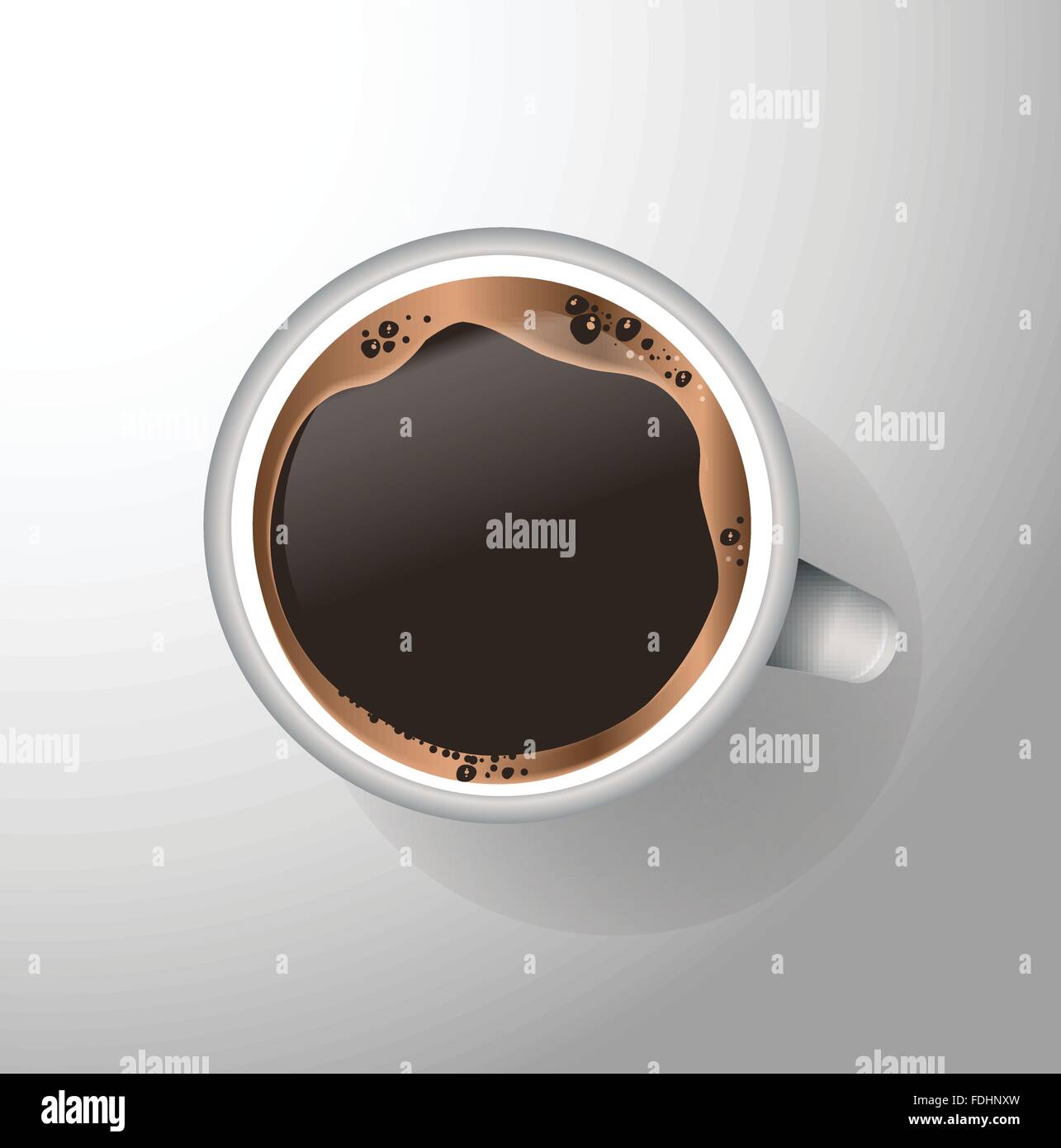 Cup coffee foam Stock Vector Images - Alamy