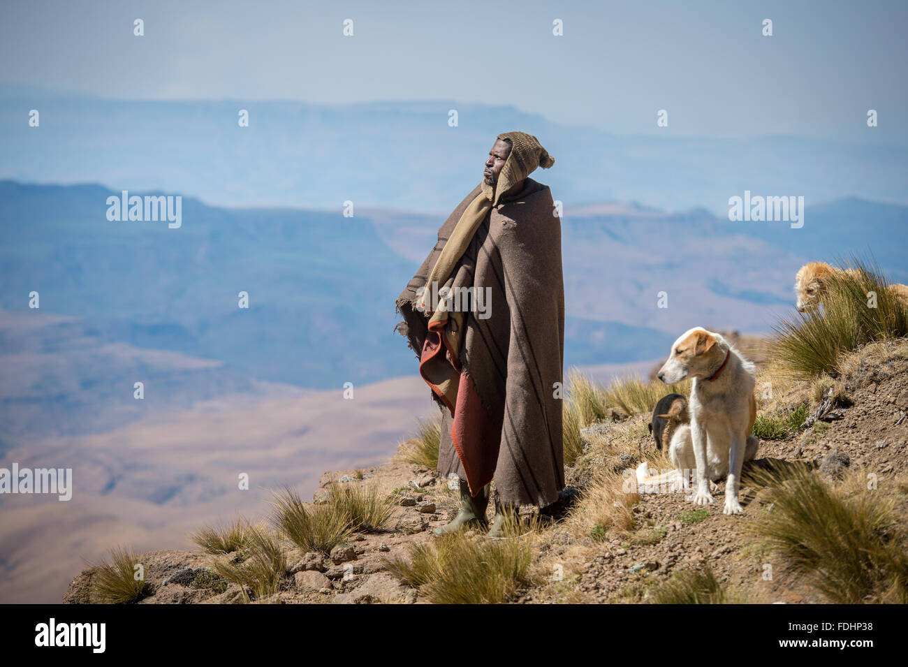 Portrait of a shepherd in lesotho hi-res stock photography and images ...