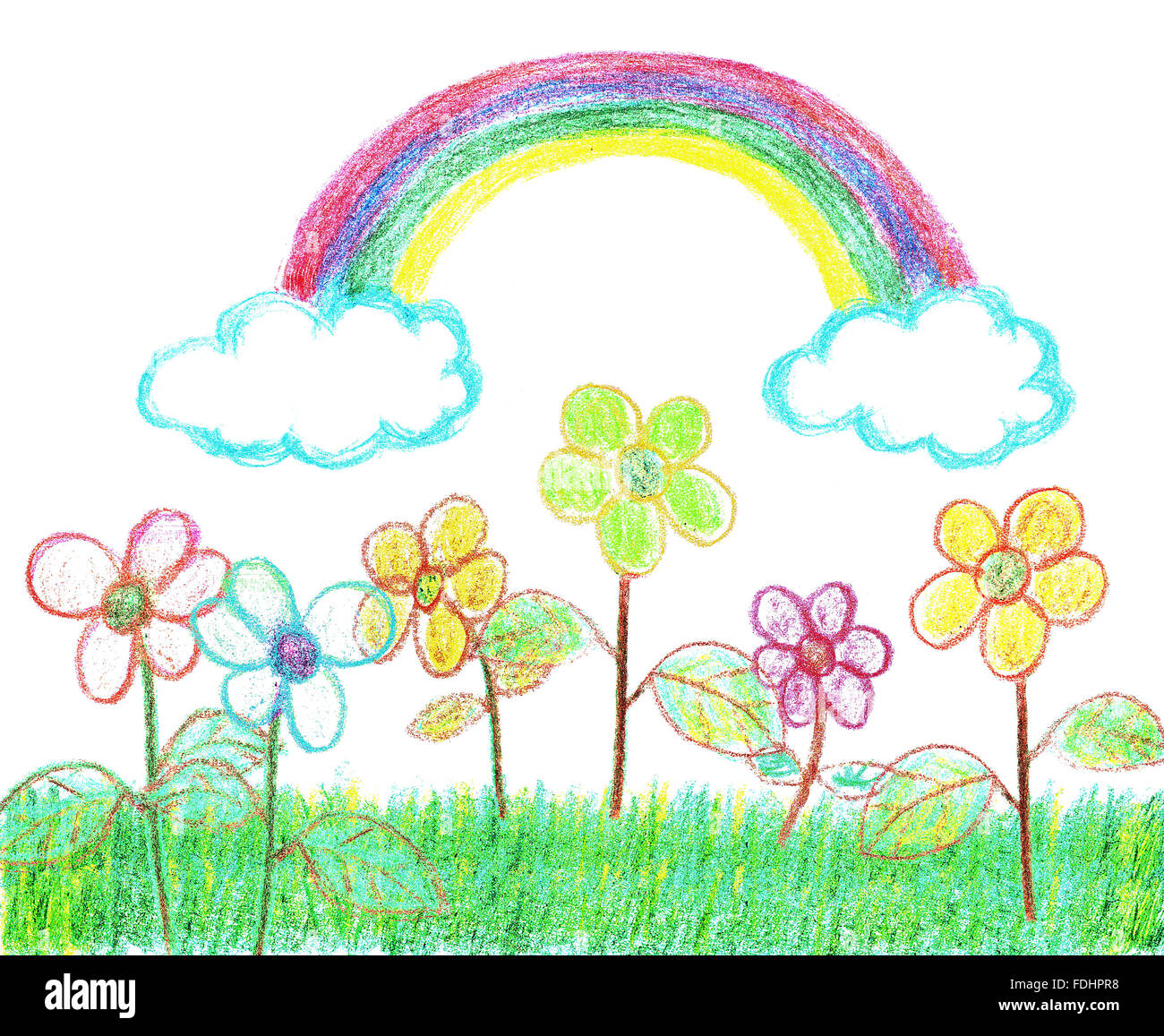 Hand drawn rainbow hi-res stock photography and images - Alamy