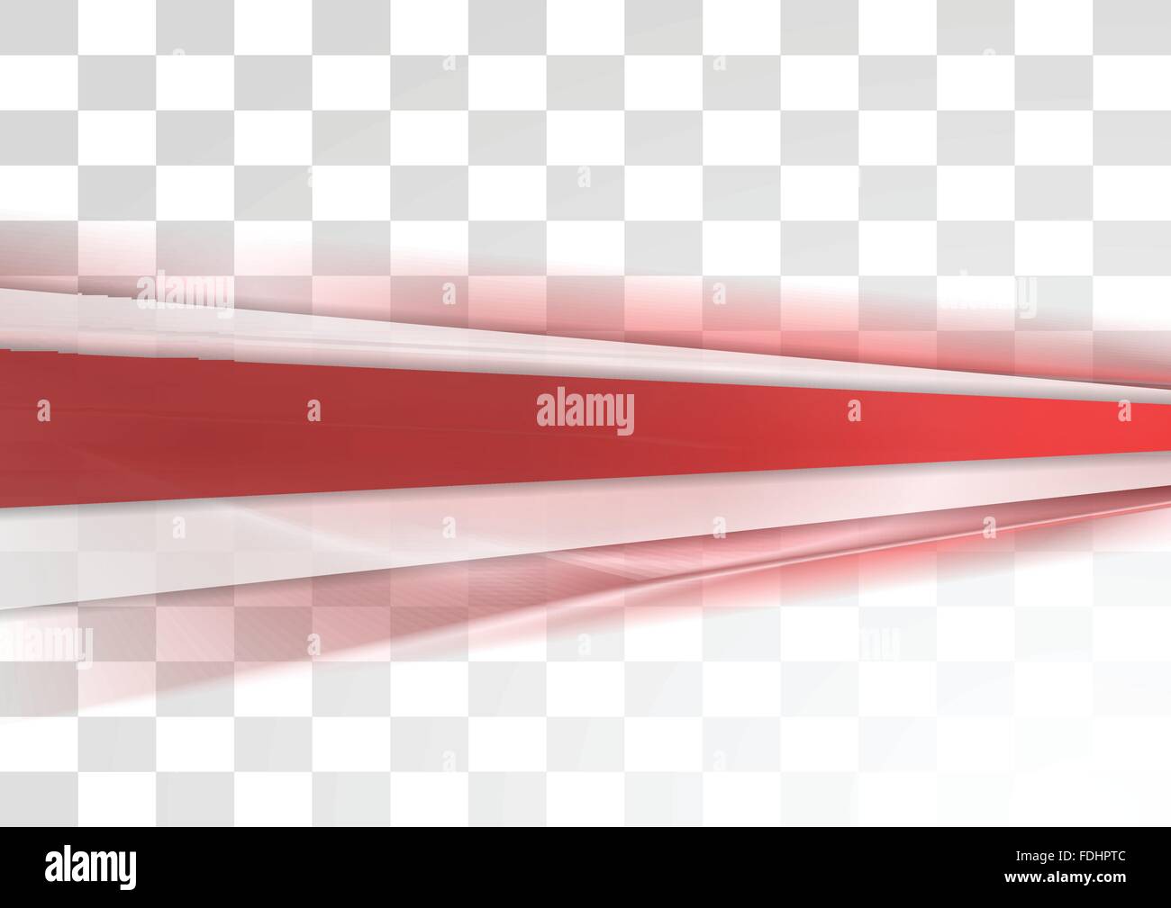 Red tech stripes blurred transparent design. Vector background Stock ...