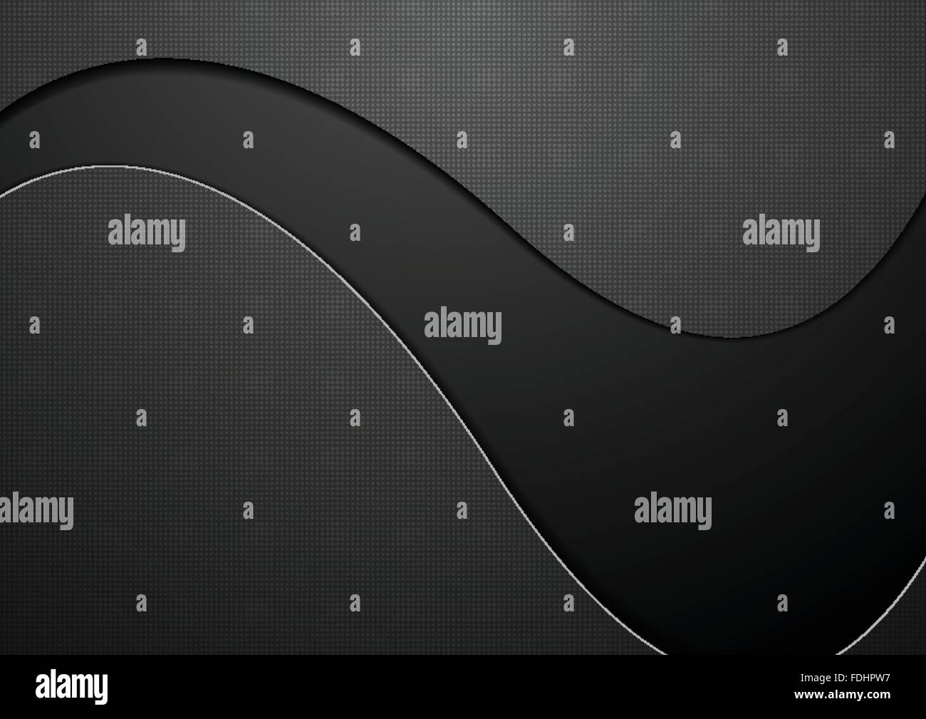 Black concept wavy background. Vector dark graphic design Stock Vector ...