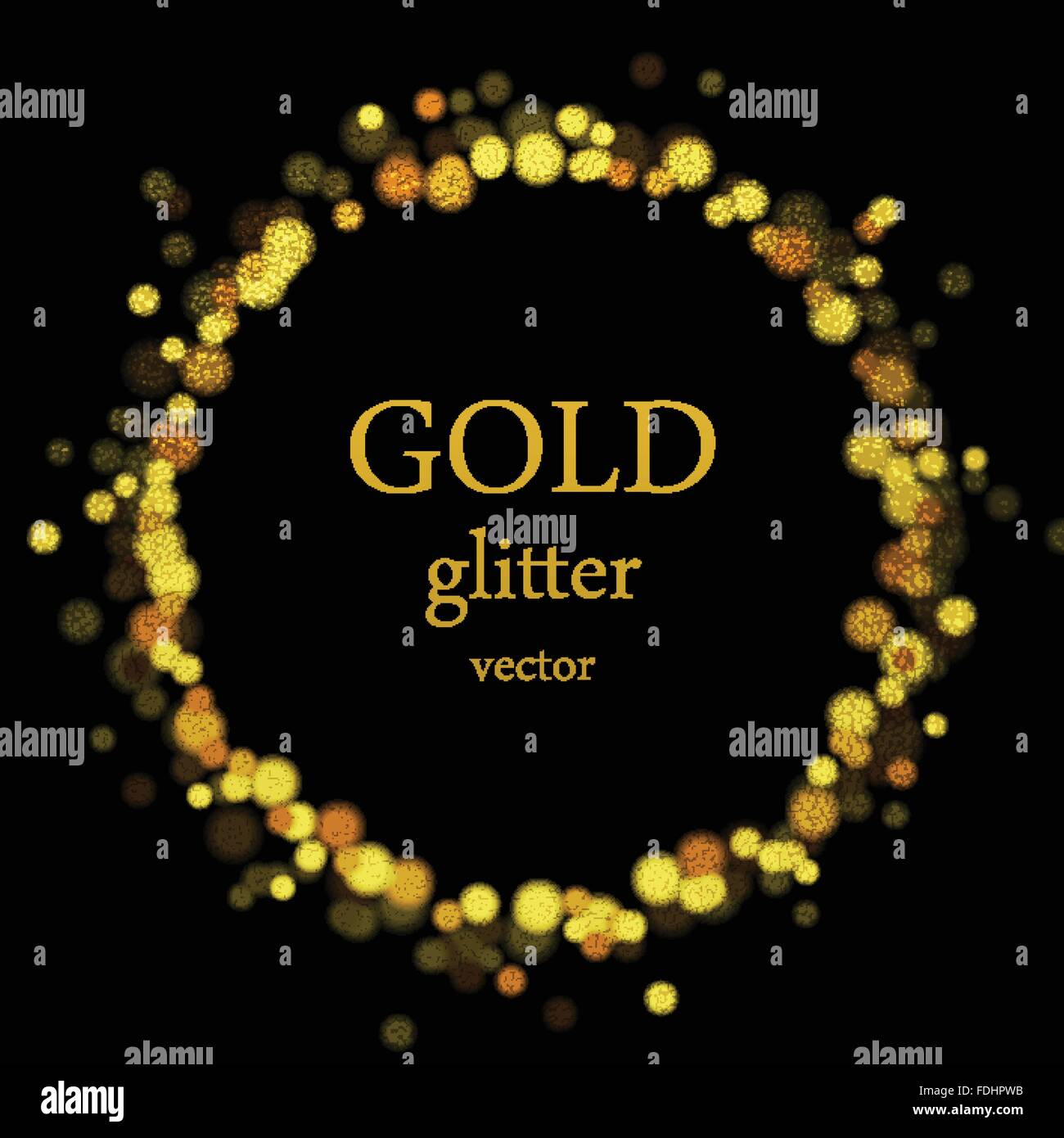 Glow luxury shiny ring logo design. Gold glitter colors vector ...