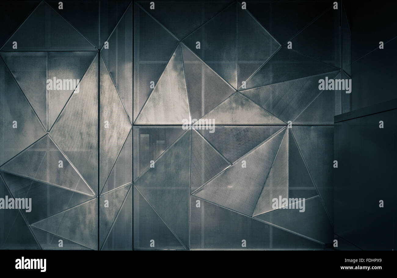 Triangles dark pattern hi-res stock photography and images - Alamy