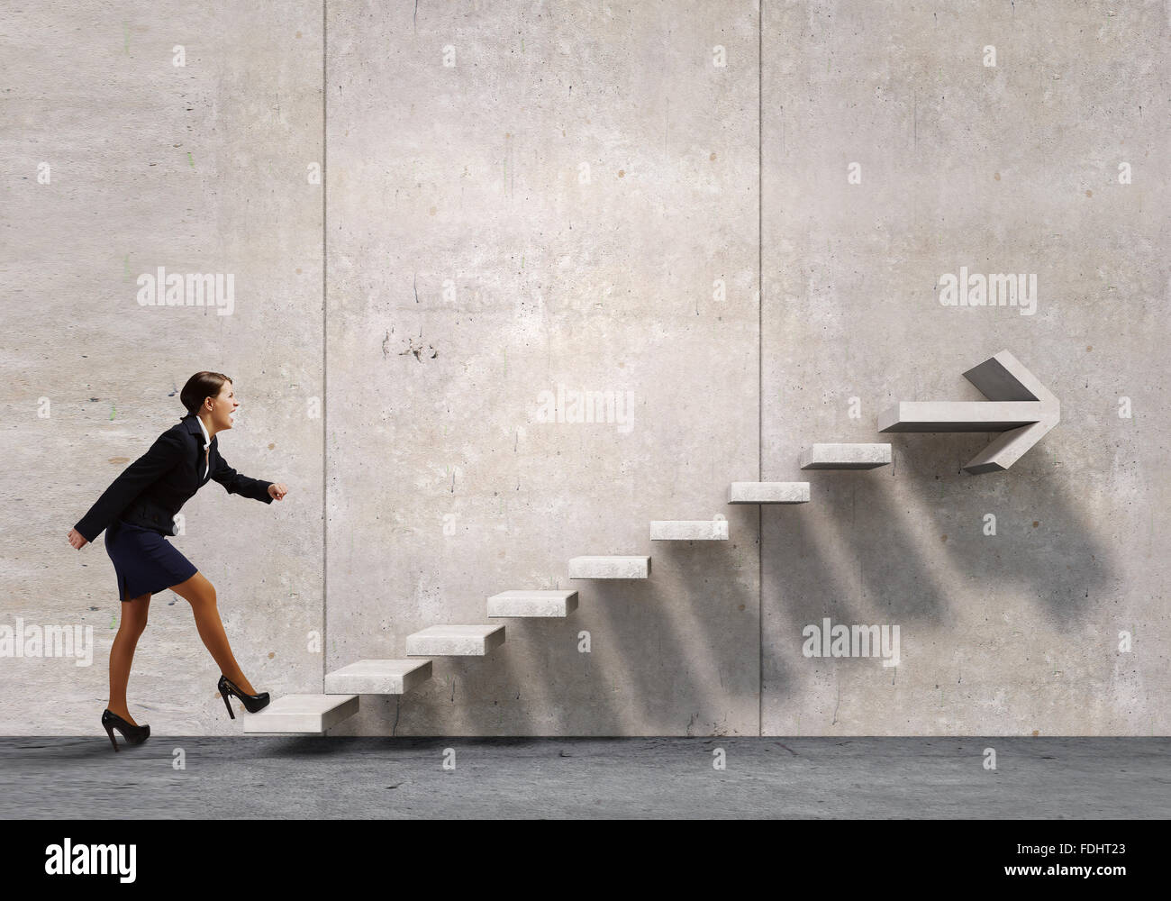 Stepping up in career hi-res stock photography and images - Alamy