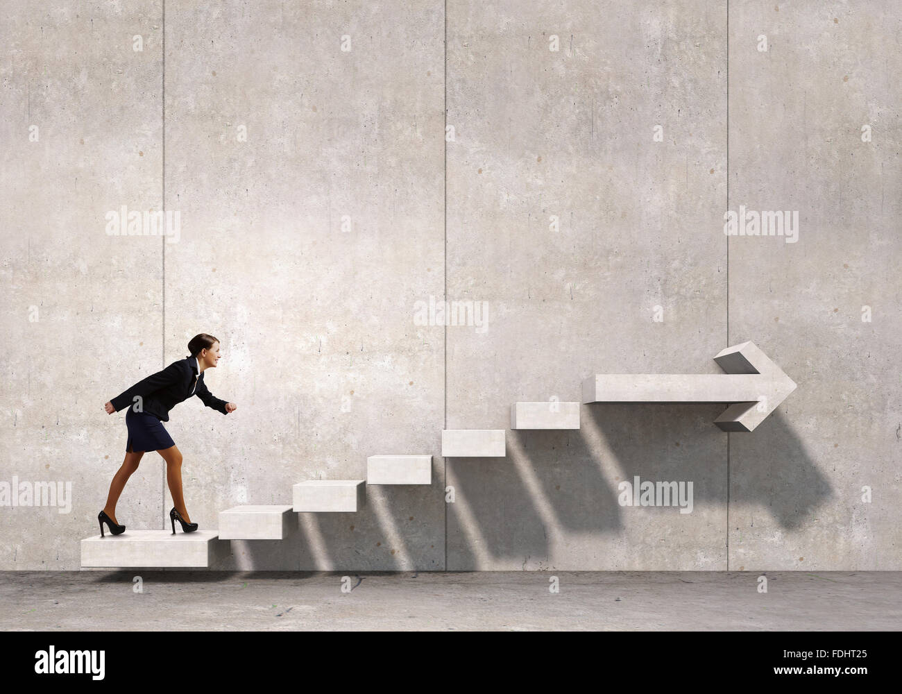 Stepping up in career hi-res stock photography and images - Alamy