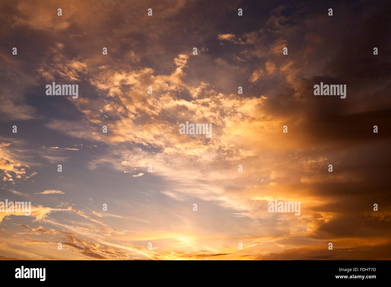 sky during sunset Stock Photo - Alamy
