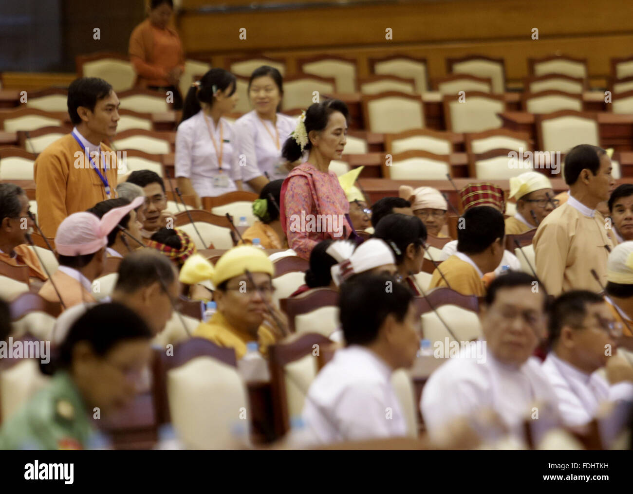 Nay Pyi Taw. 1st Feb, 2016. National League for Democracy Chairperson ...