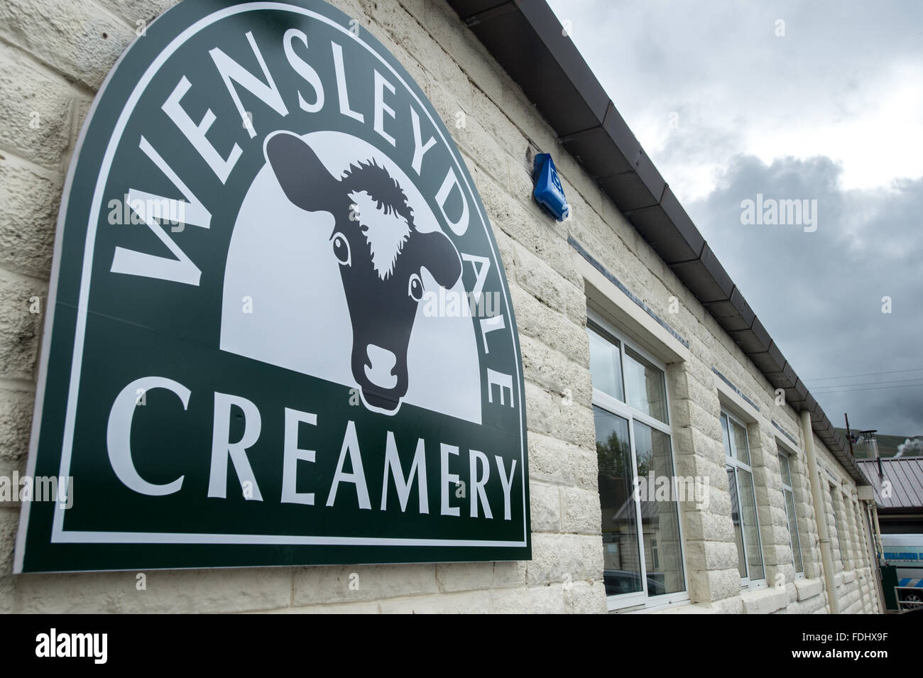 Wensleydale Cheese Creamery in Yorkshire, England, UK Stock Photo - Alamy