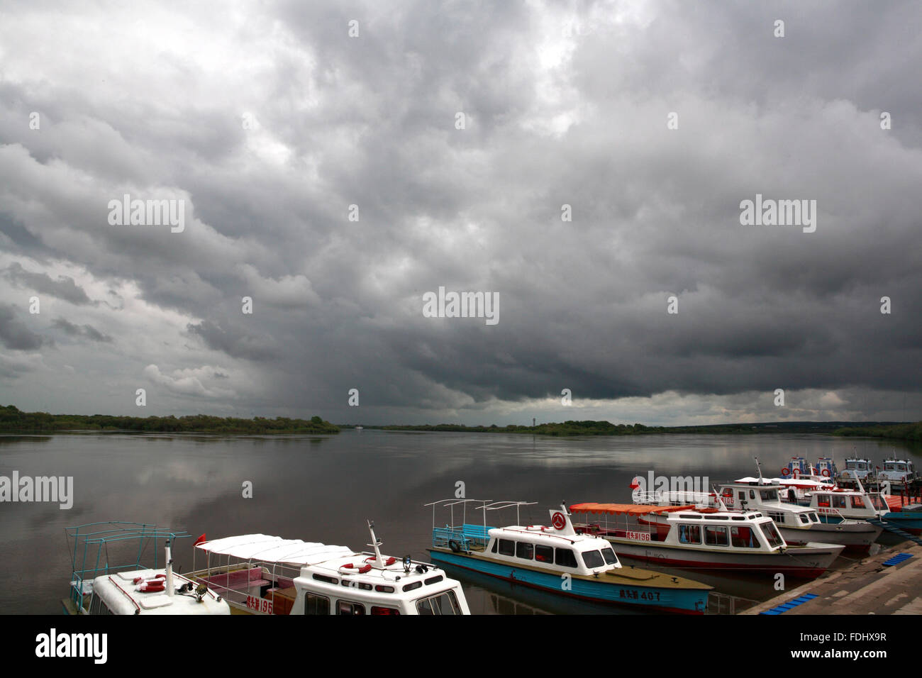 Wusuli River Fuyuan County Heilongjiang Province China Stock Photo - Alamy