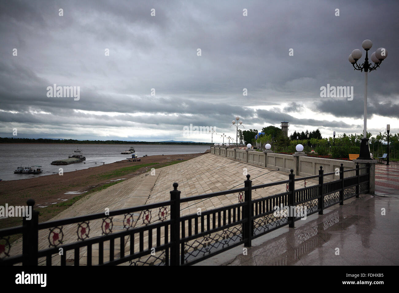 Wusuli River Fuyuan County Heilongjiang Province China Stock Photo - Alamy