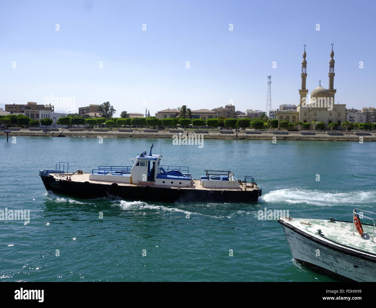 The Suez Canal Egypt Africa Stock Photo - Alamy