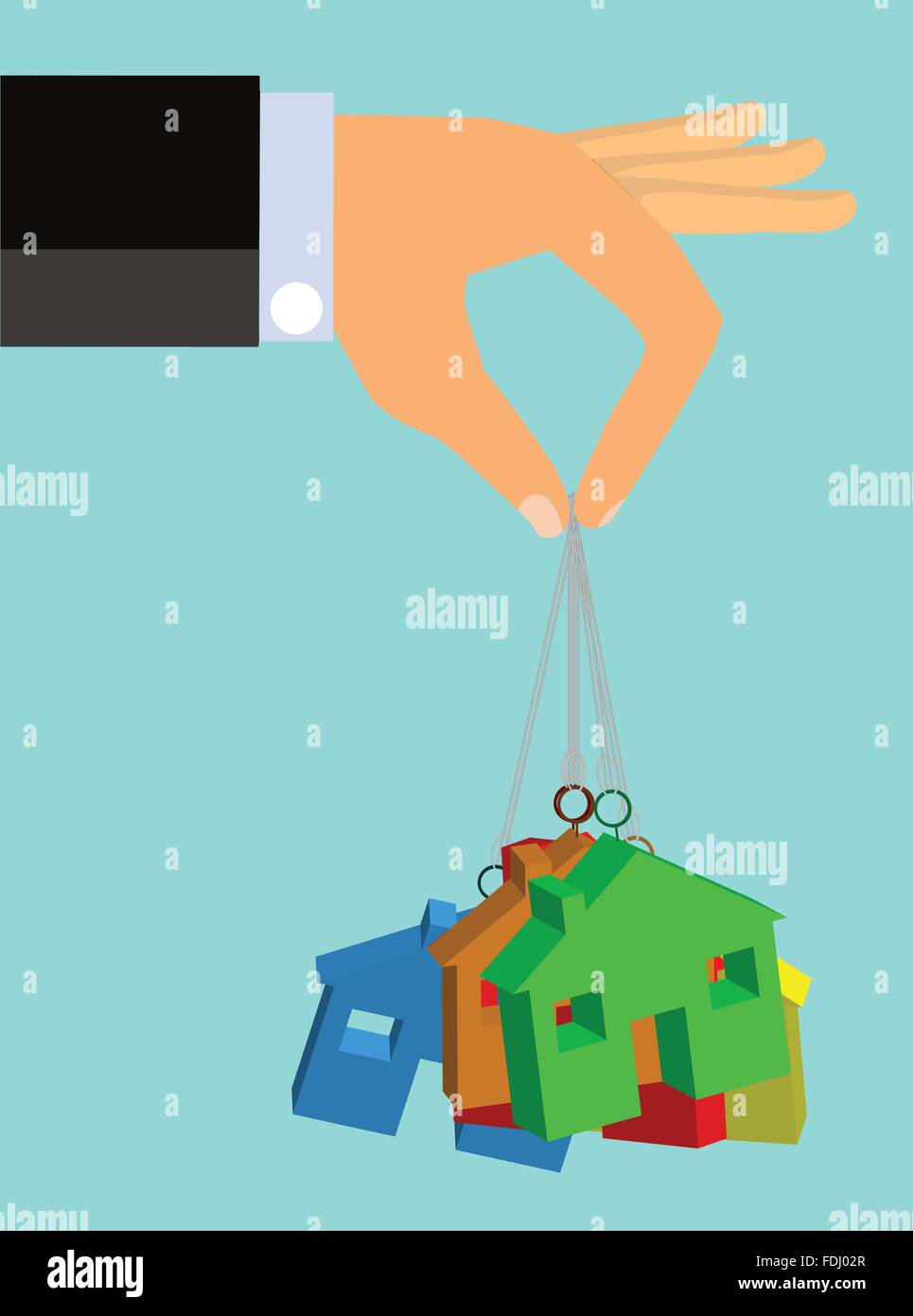 Housing units Stock Vector Images - Alamy